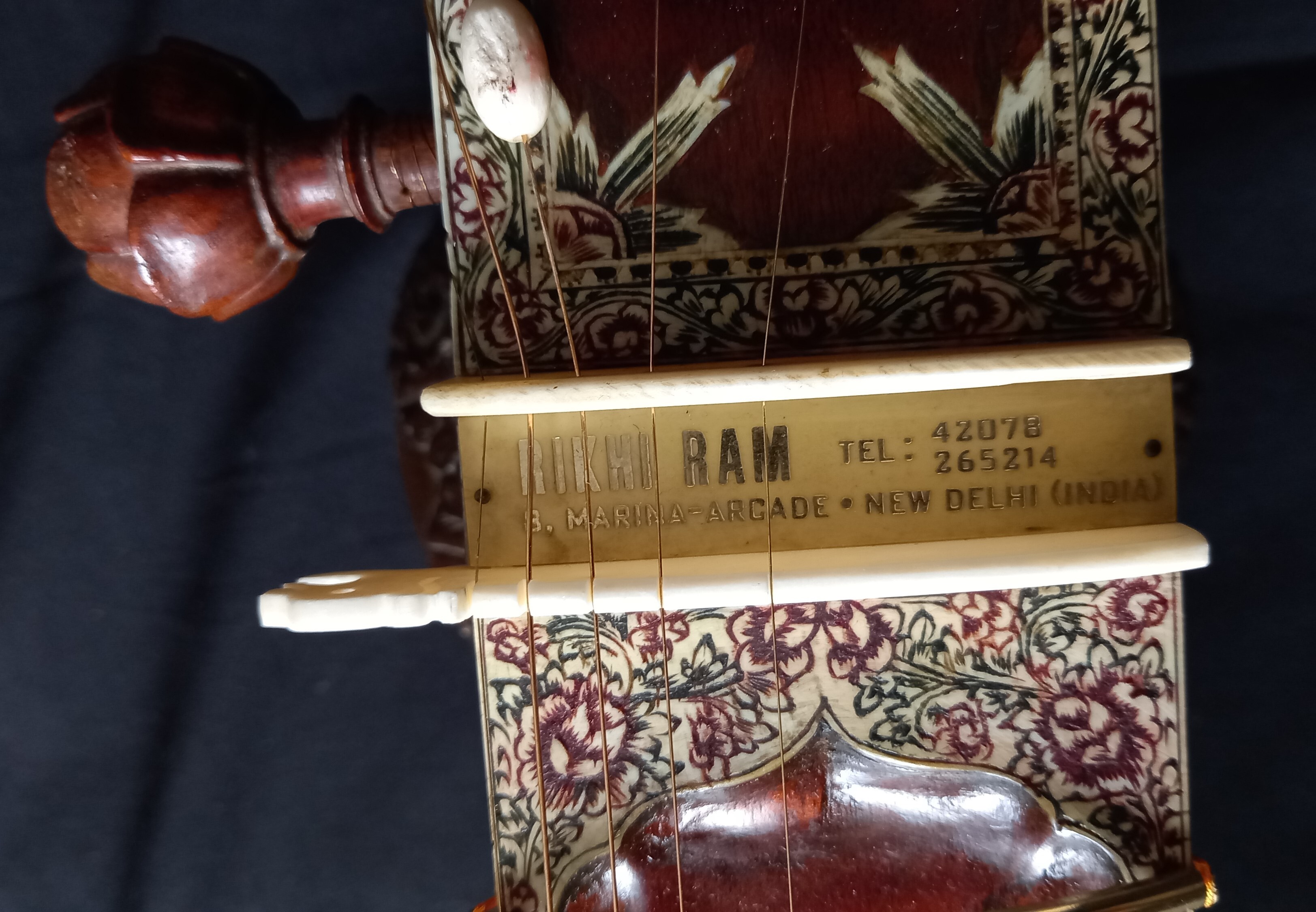 Vintage Rikhi Ram Sitar from the 1960s - Toss Levy